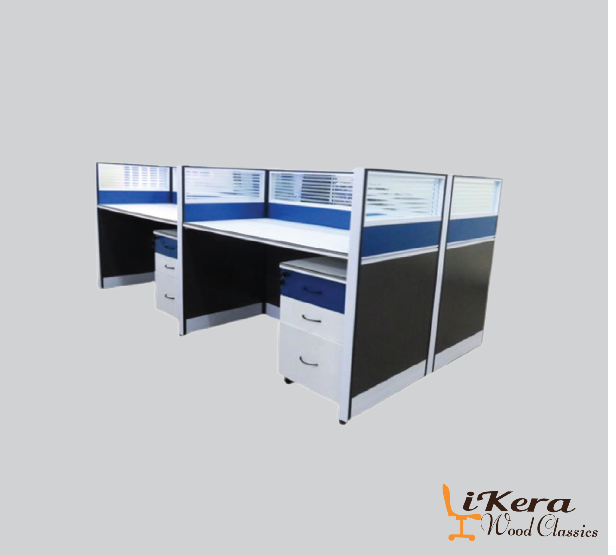 4-way executive workstation desk | Wood classics